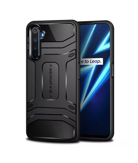 Kapaver Rugged Case Black Case Realme 6 Pro (AMT-0572) Price in ...